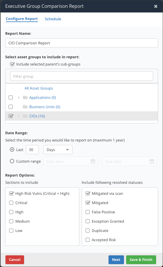 Nucleus Blog | Asset Group Comparison Report